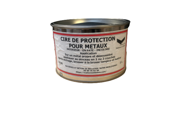 Cire microcristalline incolore minérale – Matières et Béton